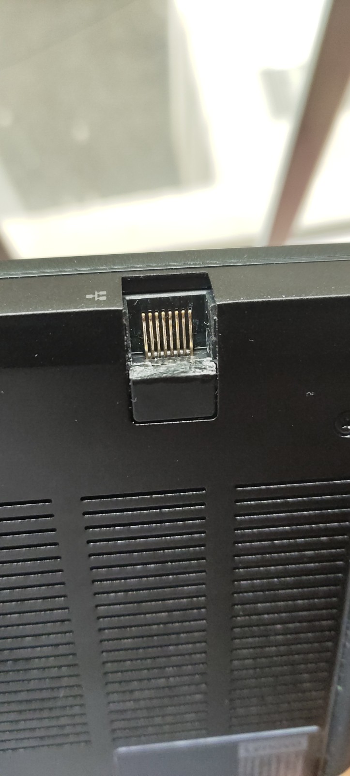 New Laptop Ethernet Cover Broken-English Community