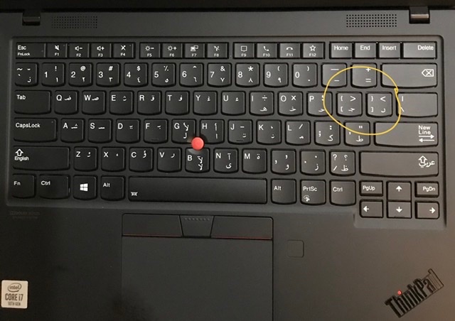 Accessing the ‘> and