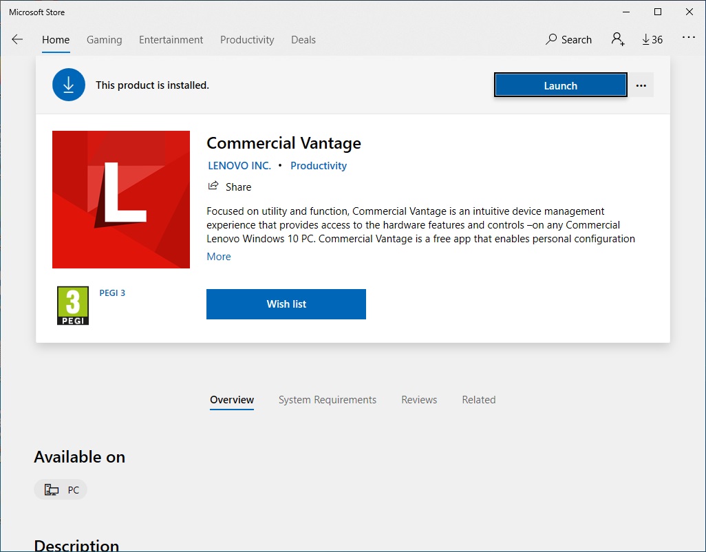 Commercial Vantage - Battery Gauge-English Community