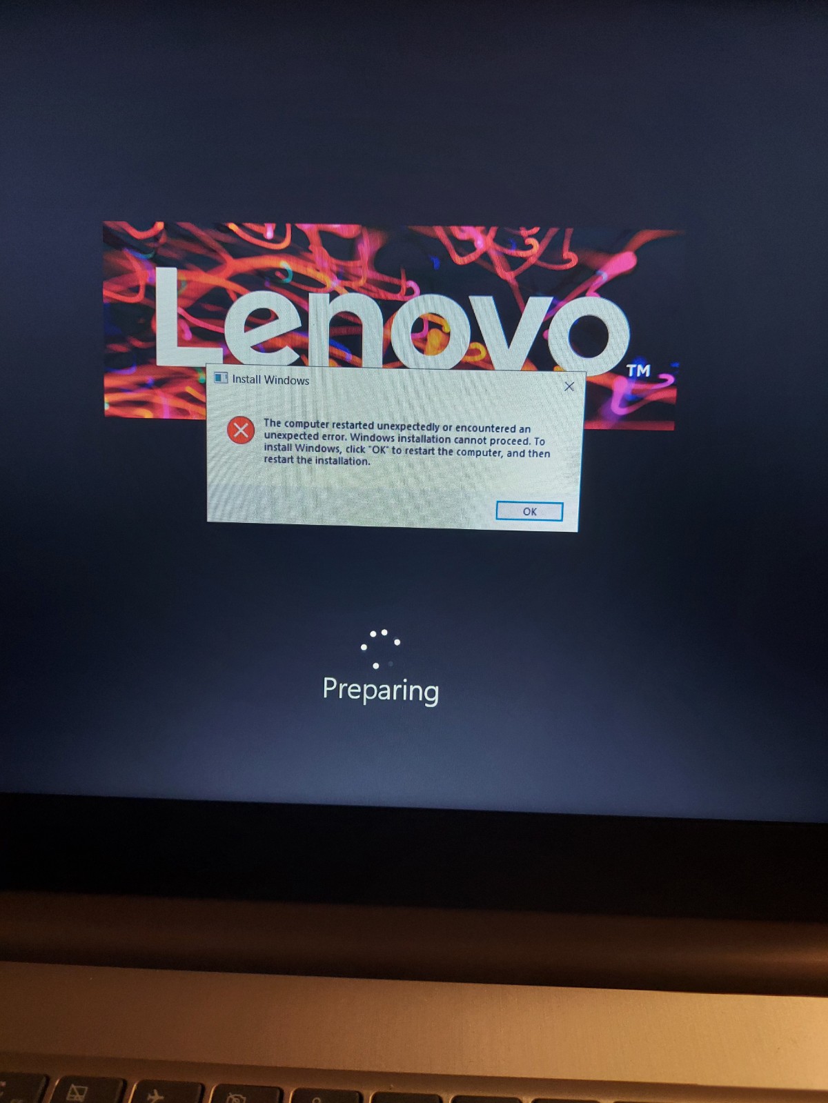 IdeaPad 3 restart problem-English Community
