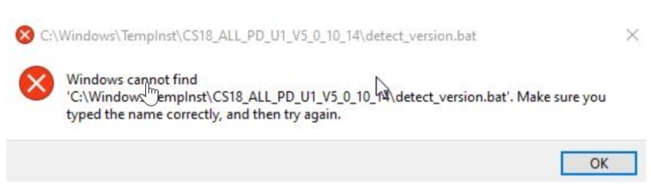 Pop-up error related to Lenovo System Update folder Windows\TempInst ...