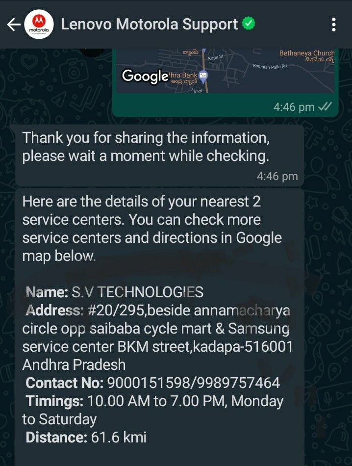 ABOUT MOTOROLA SERVICE CENTER KADAPA-Motorola Community
